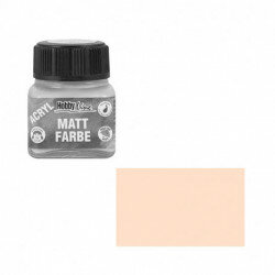 Краска акриловая матовая Hobby Line, темная телесная, 20 мл