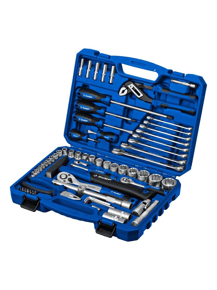 Набор инструментов ЗУБР Профессионал Универсал-76, 27670-H76, 76 предметов