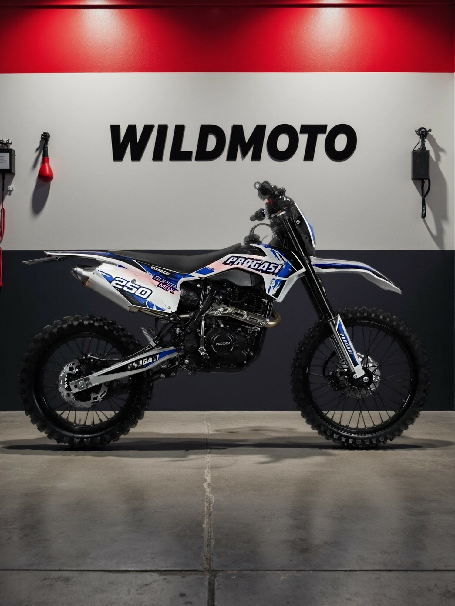 Мотоцикл PROGASI "Super Max 250 NG", эндуро, 250 куб. см, электростартер цвет