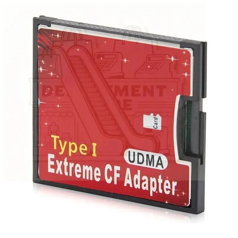 Микро-SD TF в CF карта адаптер для фотоаппарата Type I Extreme CF Adapter