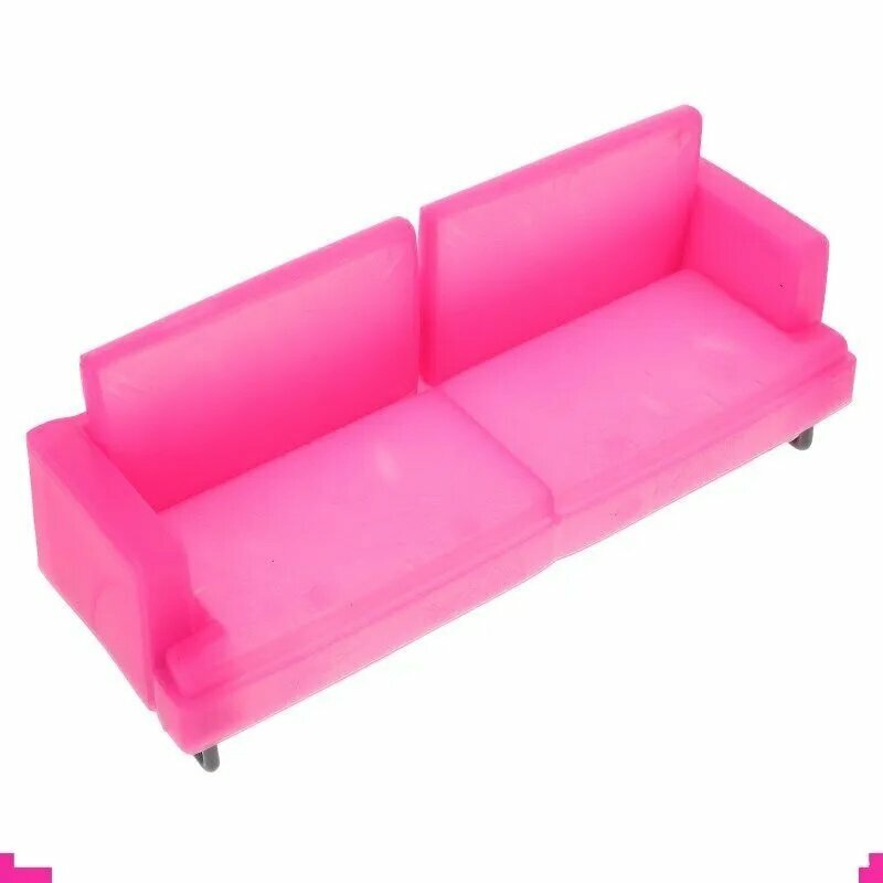 Эксклюзивный диван для кукол габаритами 21.50X9.00X7.50 см модель DKDCJ0902 выполнен в роскошном розовом дизайне