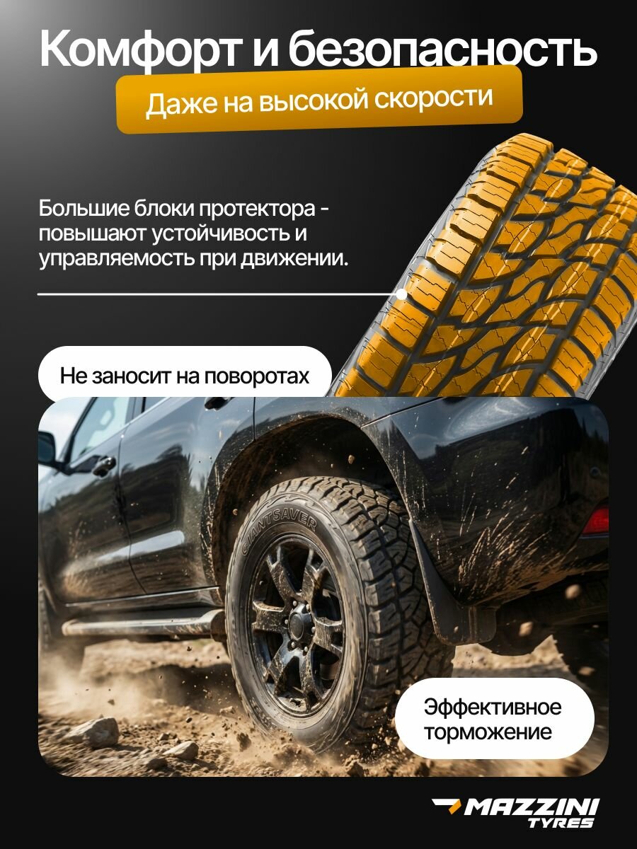Летние шины GIANTSAVER 255 70 R16 111T Kumho для легковых автомобилей — фото 1