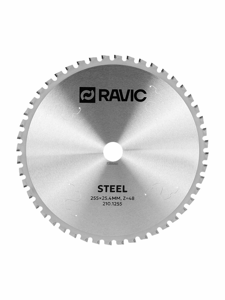 Диск пильный по стали Ravic, 255х2,0/1,6х25,4 мм, Z 48