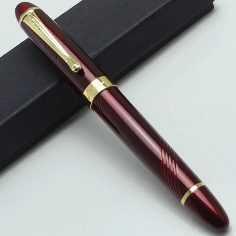 Перьевая ручка JINHAO X450 синяя мраморная Executive 0,5 мм Бордовый, fountain pen
