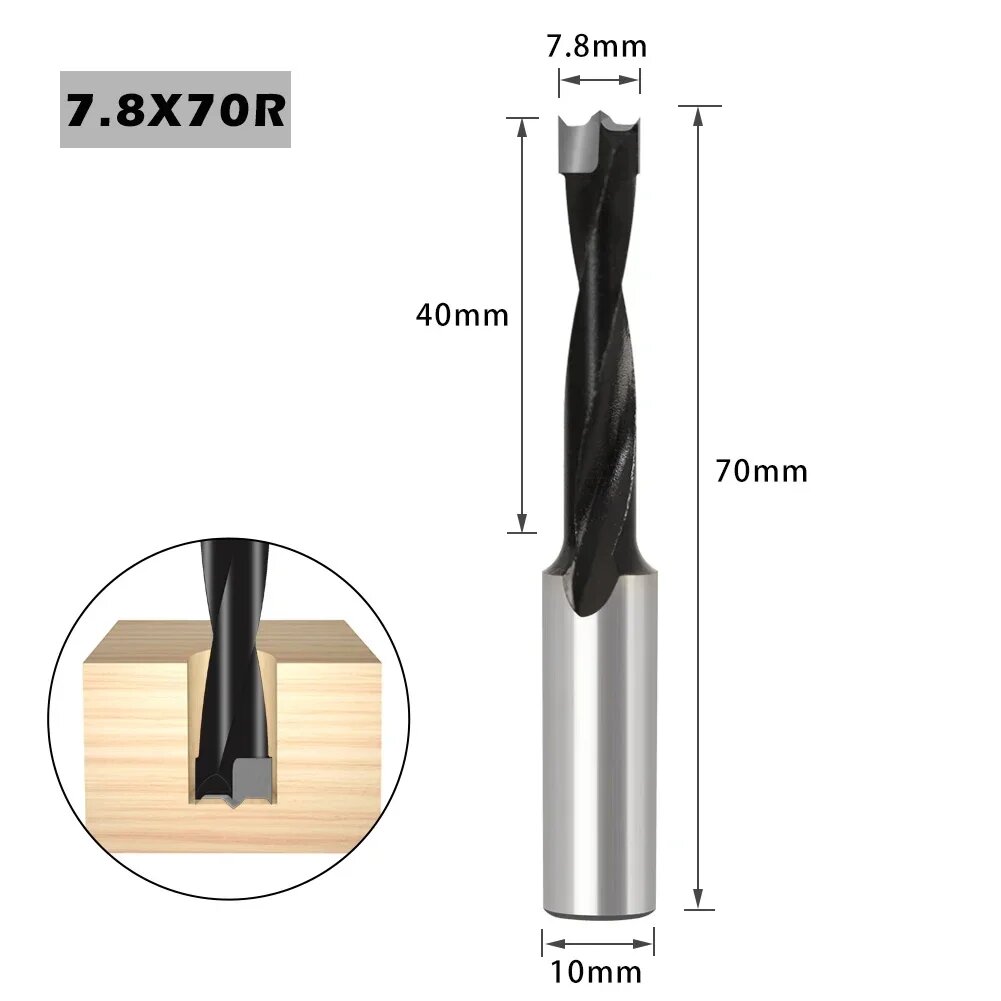 Колонковое буровое долото XQZQ 7.8x70R