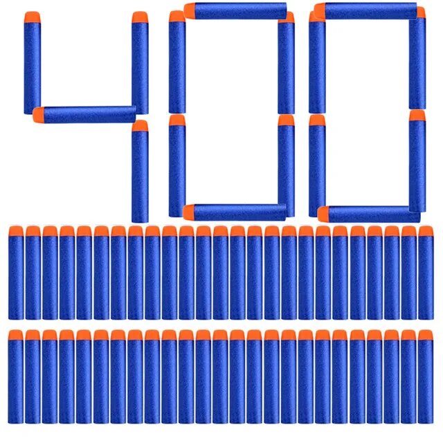 FRENSIT пули для Nerf синие 7.2см 50 шт 400PCS