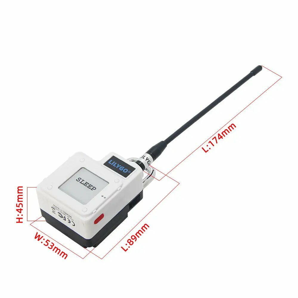Модуль LILYGO T-Echo Plus NRF52840 SX1262 LoRa GPS L76K с дисплеем Белый, White 915MHz BME280 — фото 1