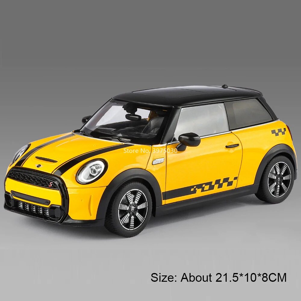 Makeda 1:18 Mini Cooper S металлическая модель автомобиля