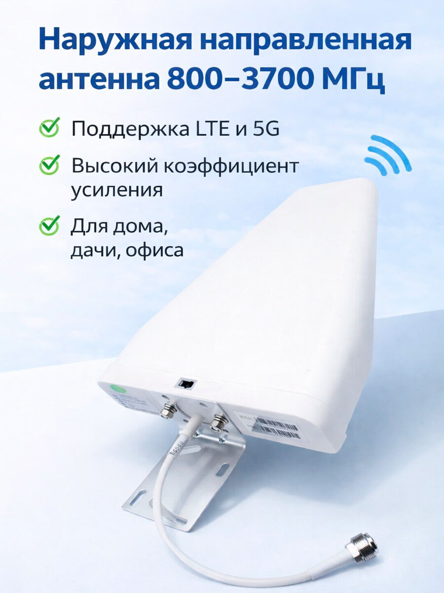 Антенна направленная уличная (900/1800/2100/2600 МГц) всепогодная