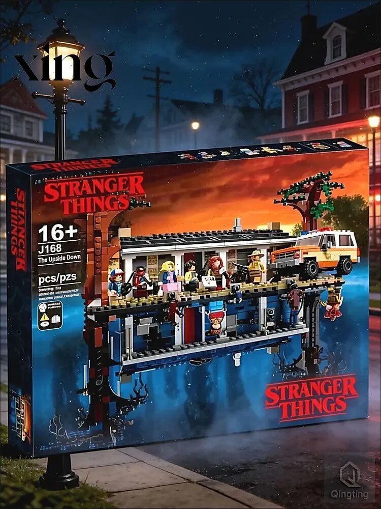 Конструктор по сериалу Очень странные дела 2287 деталей J168 Stranger Things The Upside Down