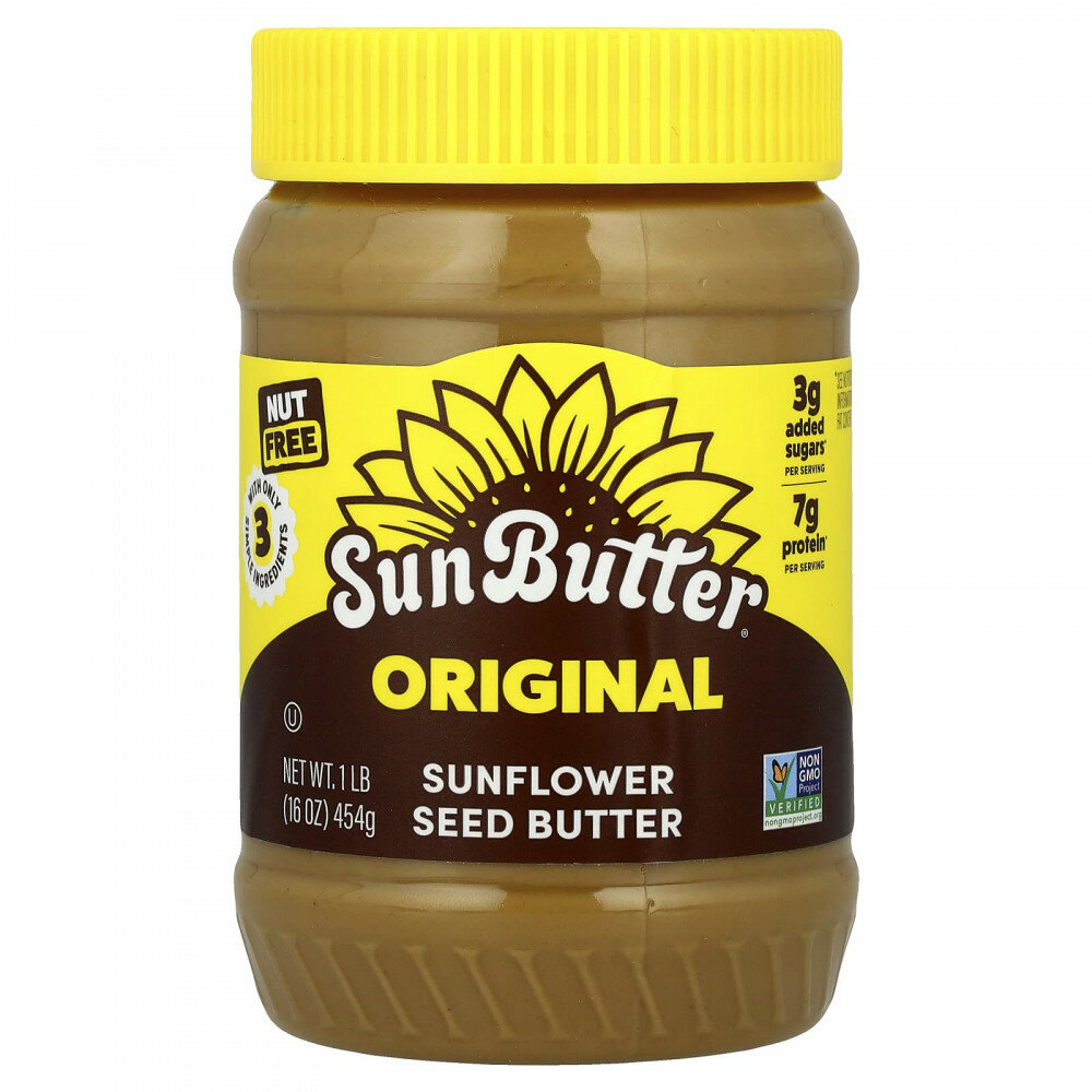 SunButter, Подсолнечное масло, оригинальное, 454 г (16 унций)
