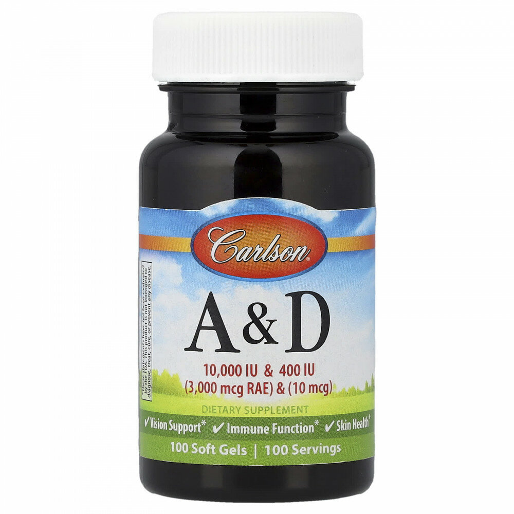 Carlson, A&D, 100 мягких таблеток