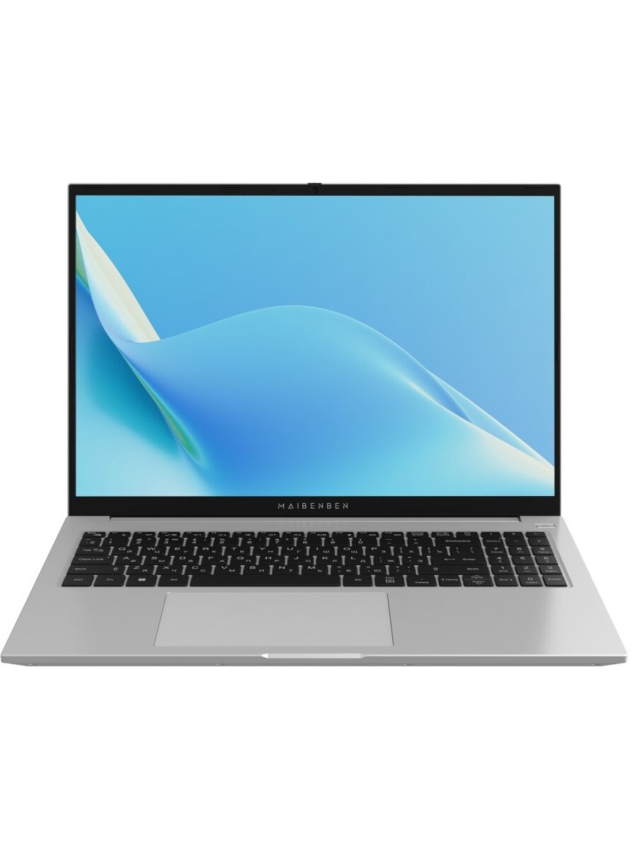 Ноутбук Maibenben M16B-iN15UM M16B-iN15UMA1SLURE0 Intel N150/8GB/256GB SSD/16" WUXGA IPS/noOS/серебристый