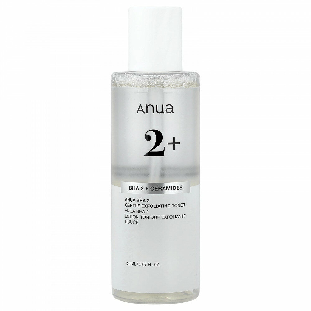 Anua, BHA 2% нежный отшелушивающий тоник, 150 мл (5,07 жидк. Унции)