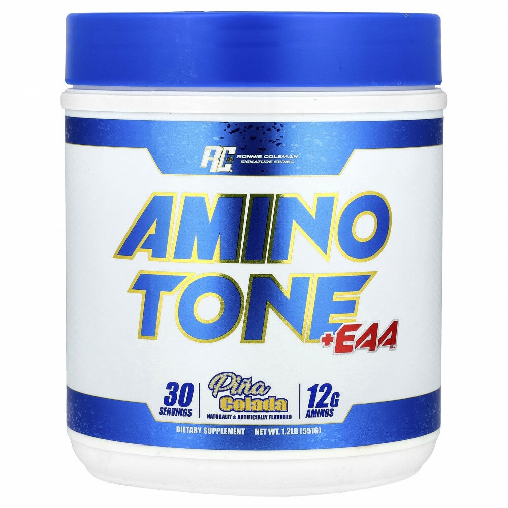 Ronnie Coleman, Signature Series, Amino Tone + EAA ™, пина-колада, 551 г (1,2 фунта)