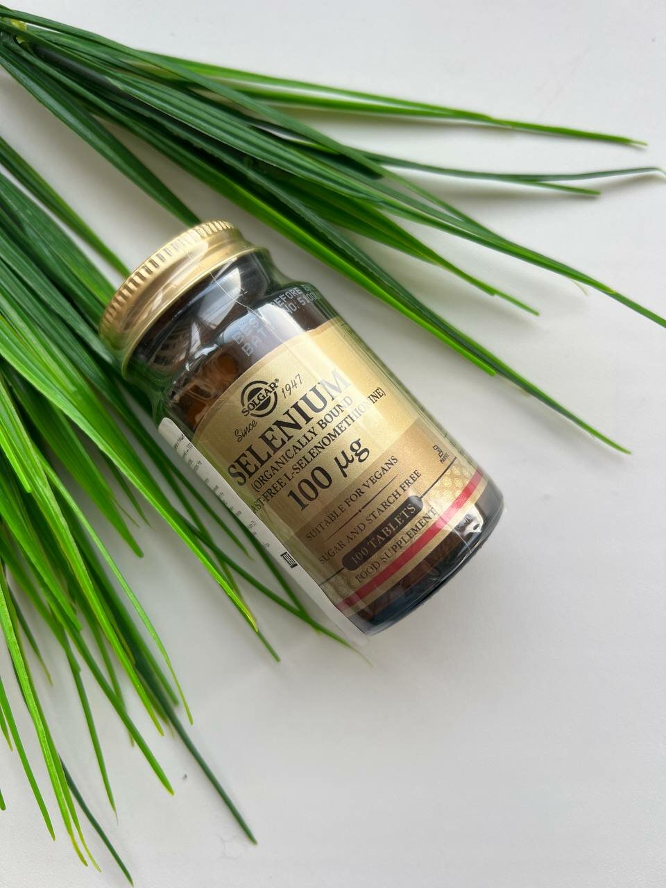 БАД Solgar "Селен", 100 мкг, 100 шт, антиоксидантная защита, для иммунитета