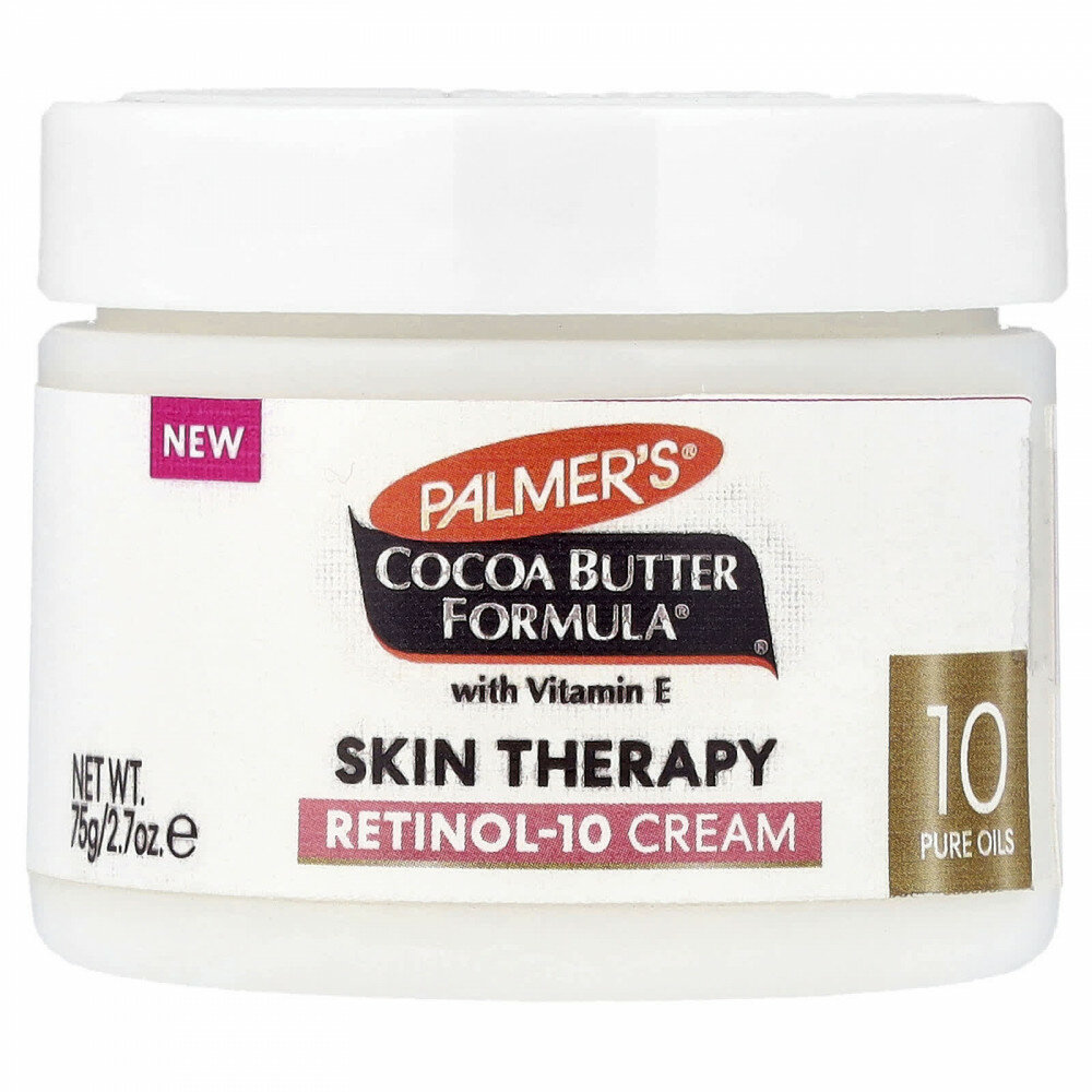 Palmer's, Cocoa Butter Formula® с витамином E, для ухода за кожей, крем с ретинолом-10, 75 г (2,7 унции)