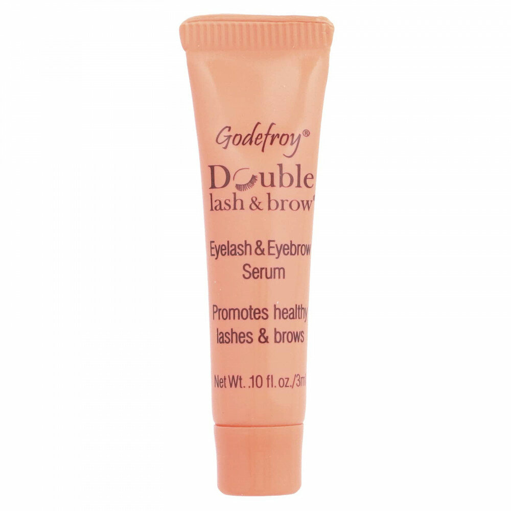 Godefroy, Double Lash & Brow®, сыворотка для ресниц и бровей, 3 мл (0,1 жидк. унции)