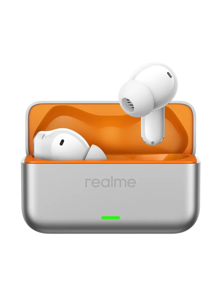 Беспроводные наушники Realme Buds T500 Pro Silver. внутриканальные, серебристые