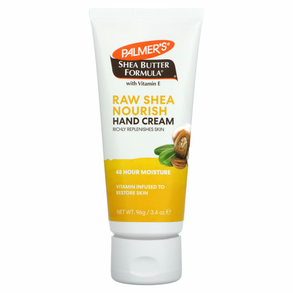 Palmer's, Shea Butter Formula® с витамином E, крем для рук, ваниль, 96 г (3,4 унции)