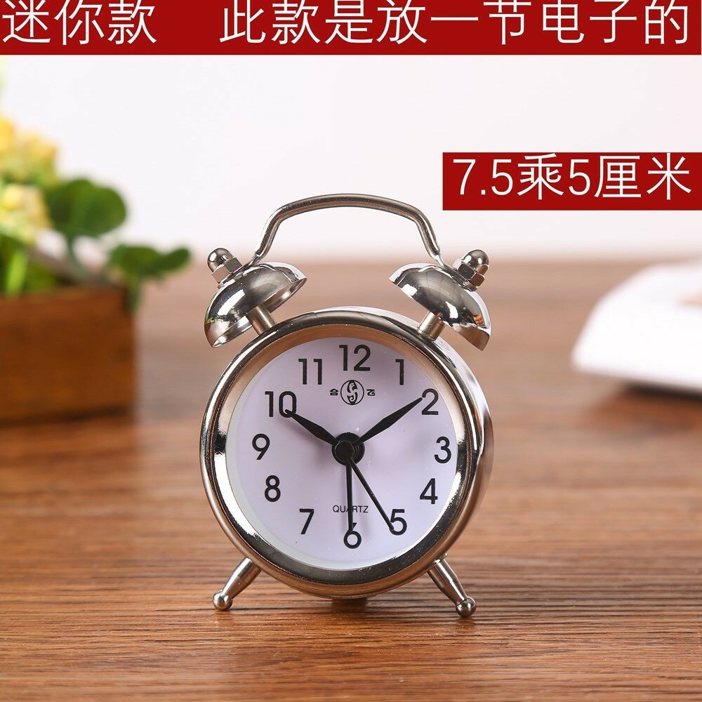 Светящийся механический заводной будильник из Хэфэя, электронный громкий будильник с курочкой, поедающей рис, ретро-ностальгический старинный будильник.
