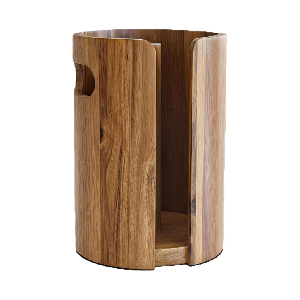 Держатель Для Бумажных Полотенец Кухонная Подставка Для Рулонной Бумаги Подставка Для Салфеток Из Натурального Дерева