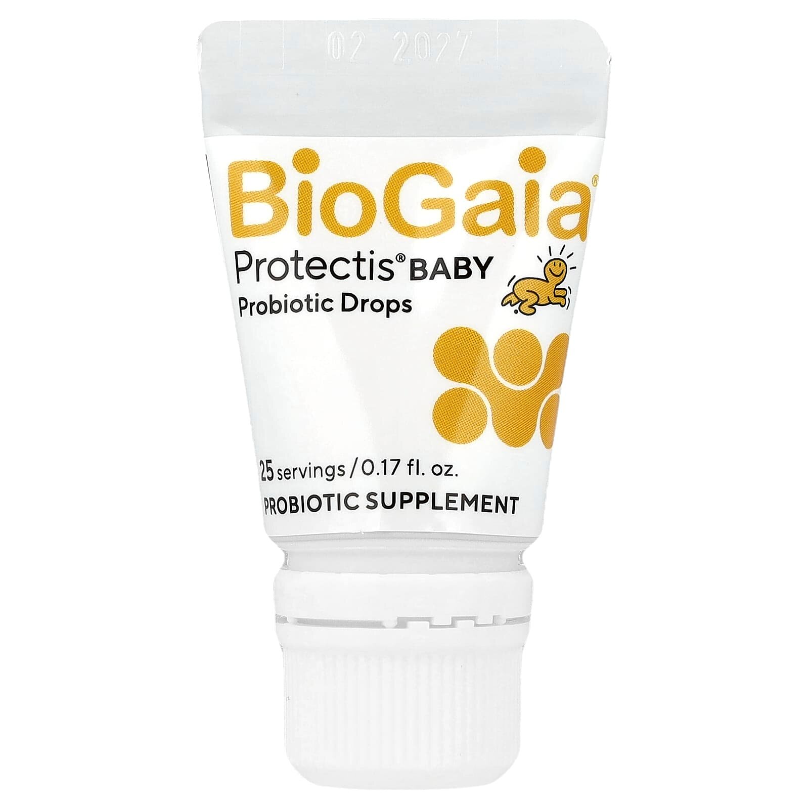 Пробиотик BioGaia Protectis Baby в каплях, для новорожденных, 100млн КОЕ, от колик, 25порций