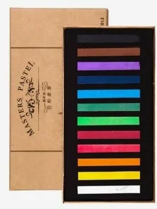 Пастель сухая 12 цветов "Masters pastel"