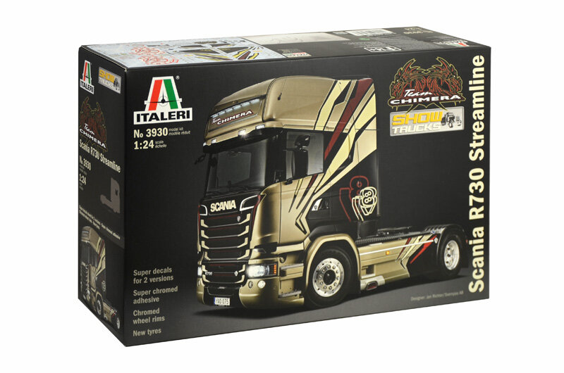 Сборная модель "Автомобили и мотоциклы SCANIA R730 STREAMLINE "TEAM CHIMERA" (1:24), артикул 3930