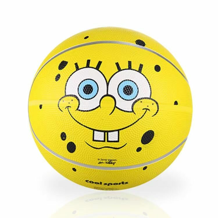 Баскетбольный мяч Patrick Star, Жёлтый Боб, бутил, антискользящие полоски,