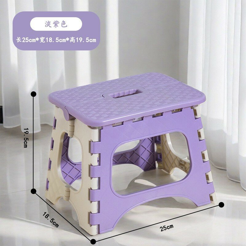 Складной уличный табурет, мини-табурет, портативный складной пластиковый маленький табурет, утолщённая переносная скамья.