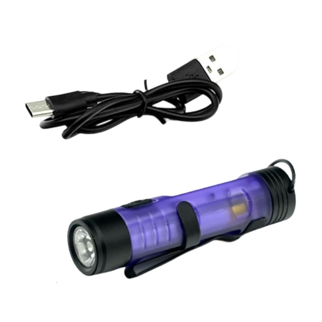 Магнитный фонарик с клипсой, Темно-1фиолетовый