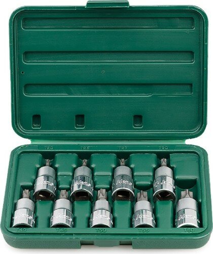 Набор головок 1/2" HANS 46024-9 TORX T20-60 9 пр
