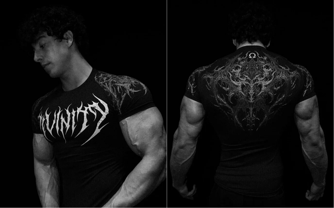 RHTO CBUM Компрессионный спортивный топ из хлопка Черный, XL, DYBDJSST116