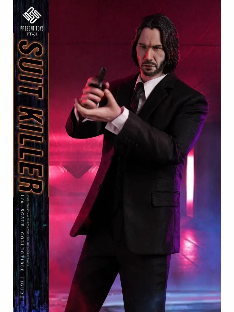 PRESENT TOYS 1/6 PT-SP61 John Wick Подвижная фигура статуи