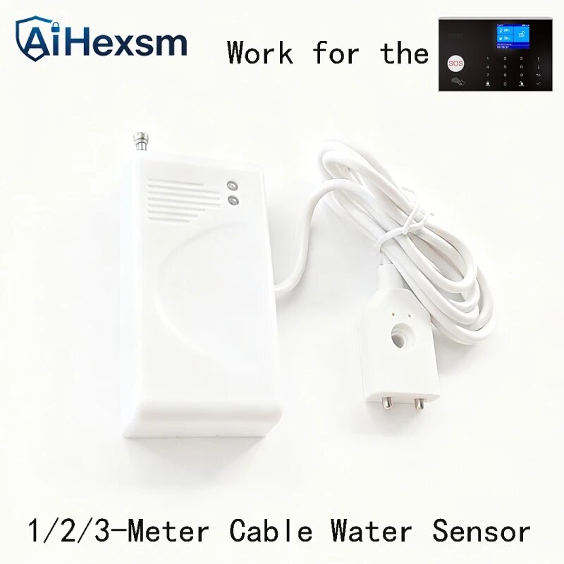 Датчик утечки воды AiHexsm SG 433МГц, кабель 1 метр