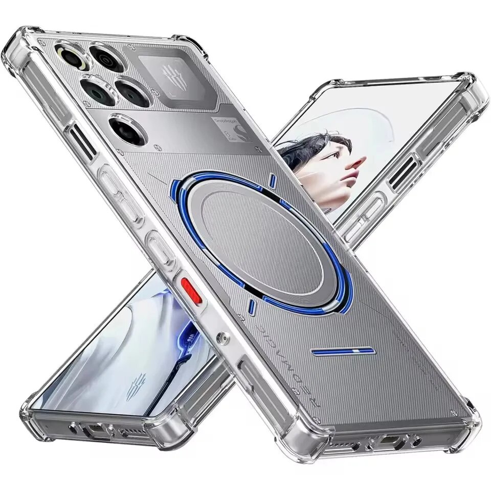 Прозрачный чехол из TPU для Red Magic Redmagic 11S Pro 10 9 9S 10S 8 8S ZTE nubia Red Magic 11S Pro
