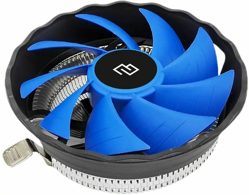 Кулер для процессора Digma D-CPC95-2 , 3-pin, 120мм, синий, retail