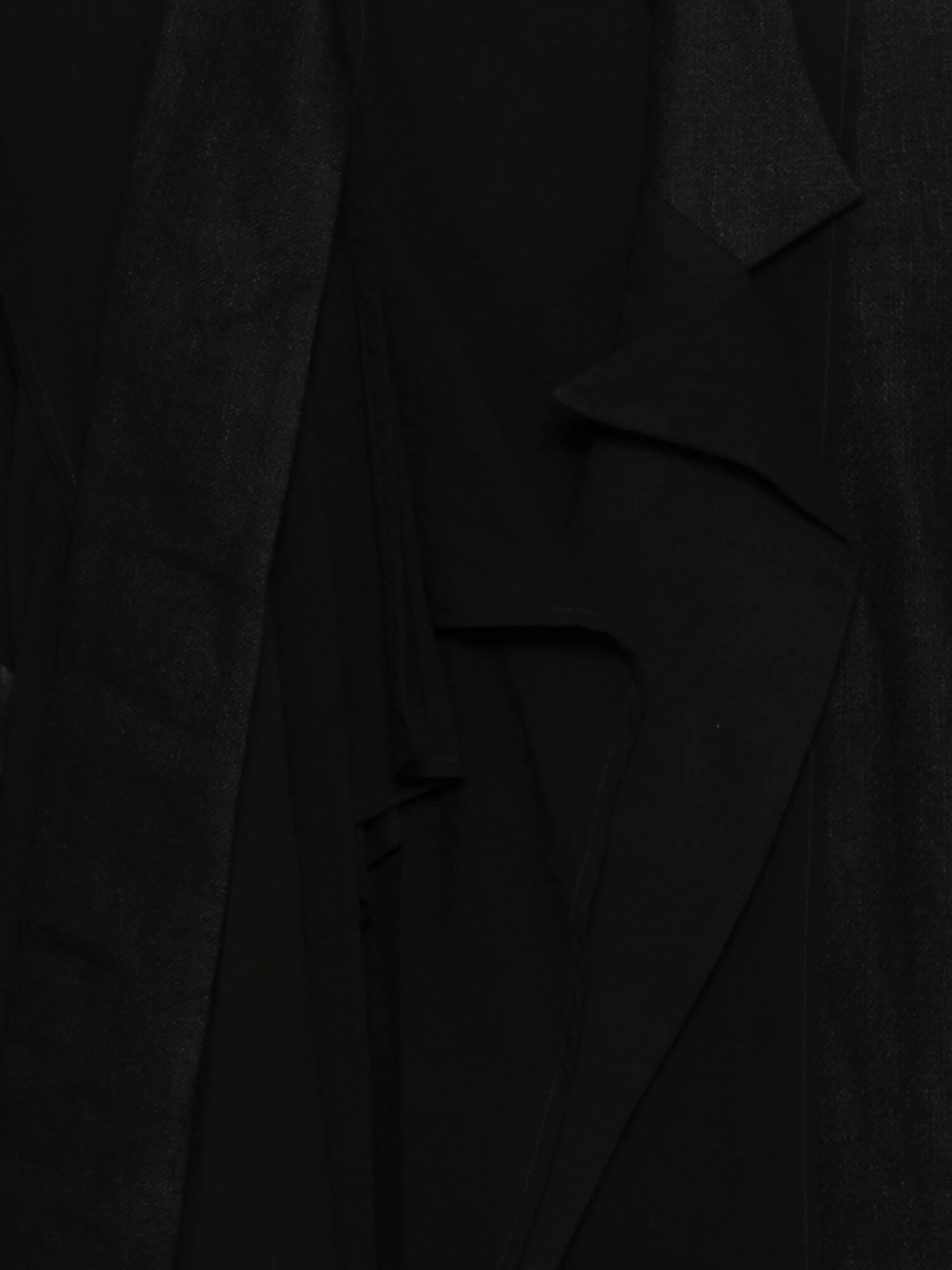 Пальто Yohji Yamamoto, размер 44, черный — фото 1