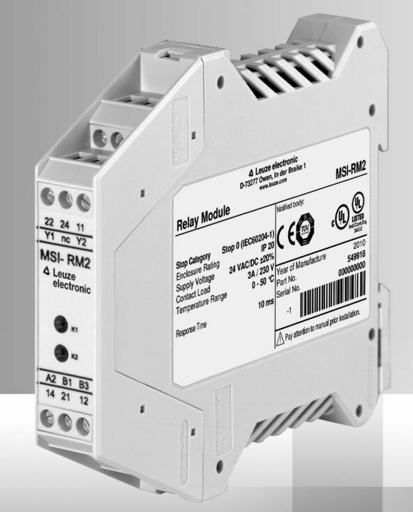 Реле безопасности Leuze MSI-RM2B-01 арт. 549918