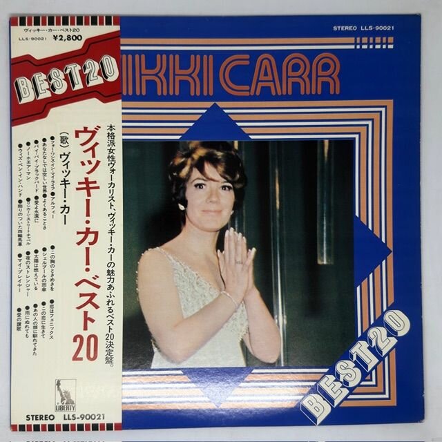Виниловая пластинка Vikki Carr-Best 20 (LP, JAPAN) '72 MINT+OBI