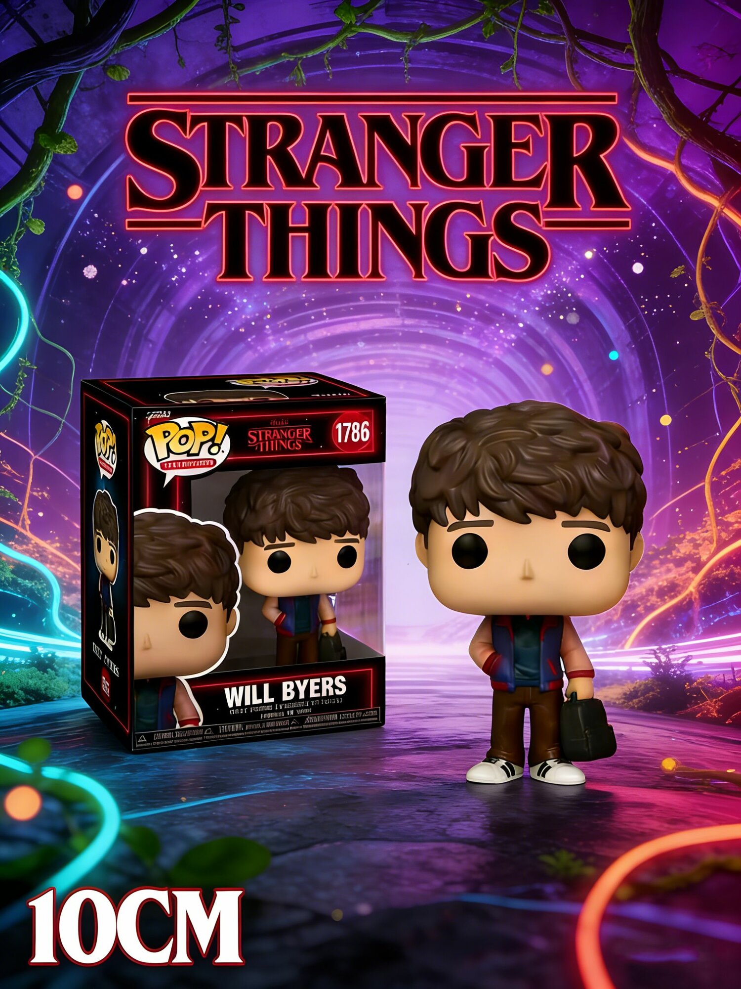 Уилл Funko POP stranger things, Очень странные дела, Персонаж из сериала Очень странные дела Will, Робин Бакли,10CM,1 шт