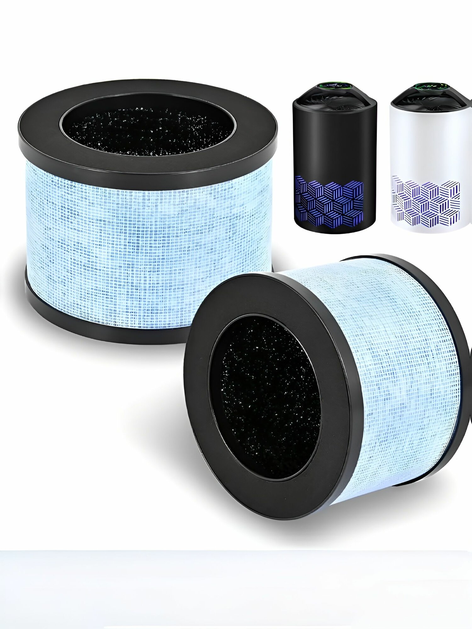 HIBIBUD 2 шт. Замена фильтра TZ-K1 для очистителей воздуха ToLife TZ-K1, FreAire KN6391 и MK01 MK06, 3-в-1 HEPA H13, угольный и предварительный фильтр.