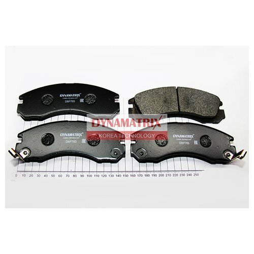 Колодки тормозные Dynamatrix-Korea DBP765