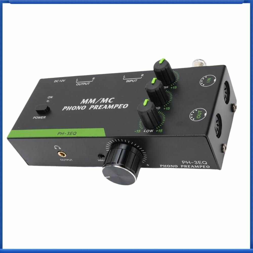 Phonograph Amplifier, мощный усилитель с XLR входом и выходом, для чистого воспроизведения звука на виниловых пластинках Британский стандарт 100-240 В