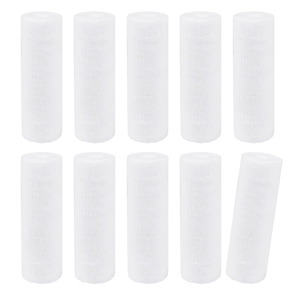 10 шт, сетчатый бинт, эластичный бинт для отскока-белый-10X400CM