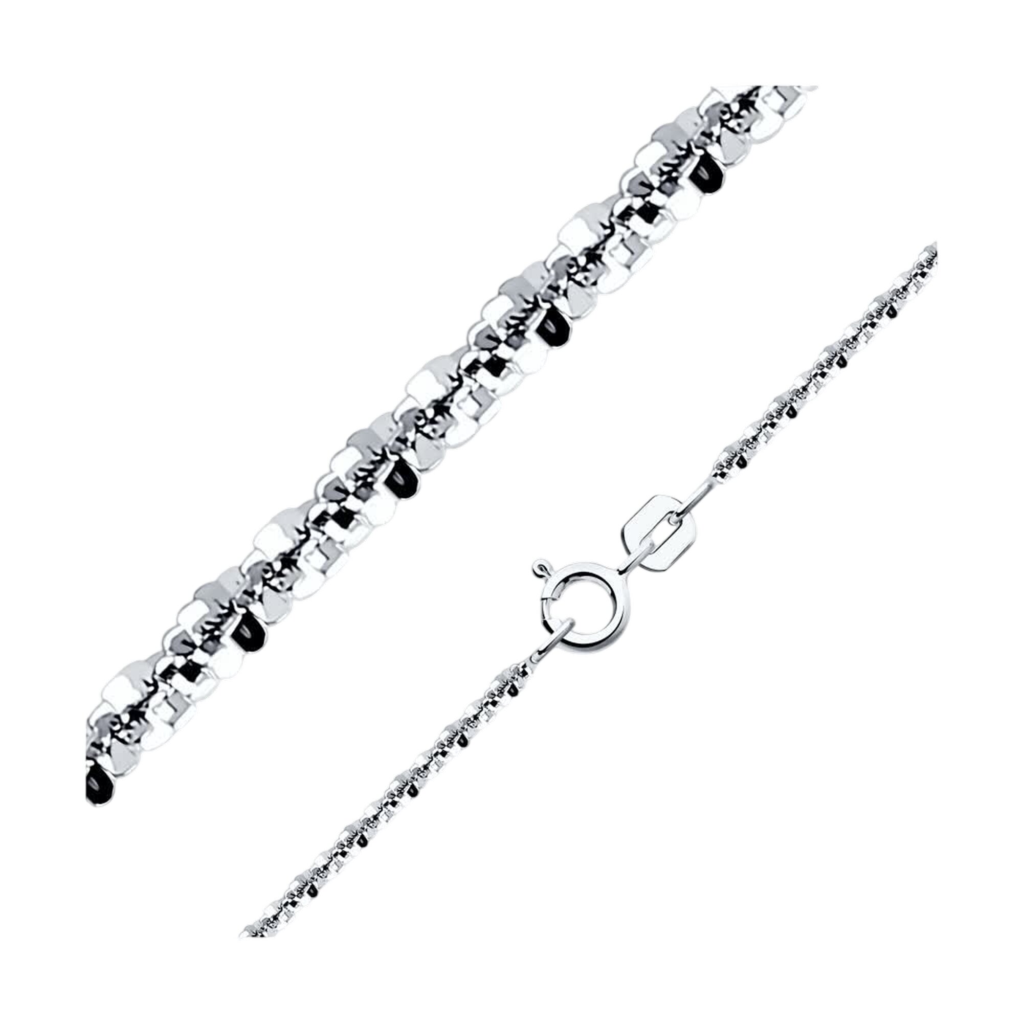 Цепь серебро, 925 проба, родирование