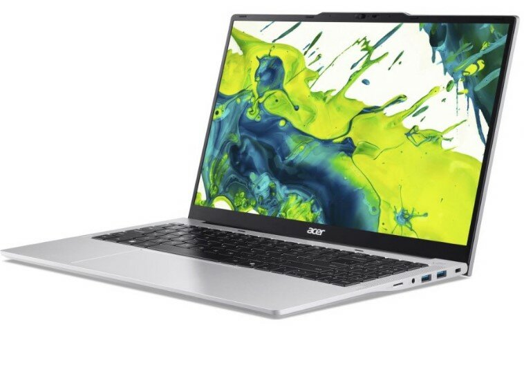 Ноутбук ACER ASPIRE LITE 15/ AL15-72P-58X5/ SILVER/ i5-13420H/ UHD / 8GB/ 512/ DOS