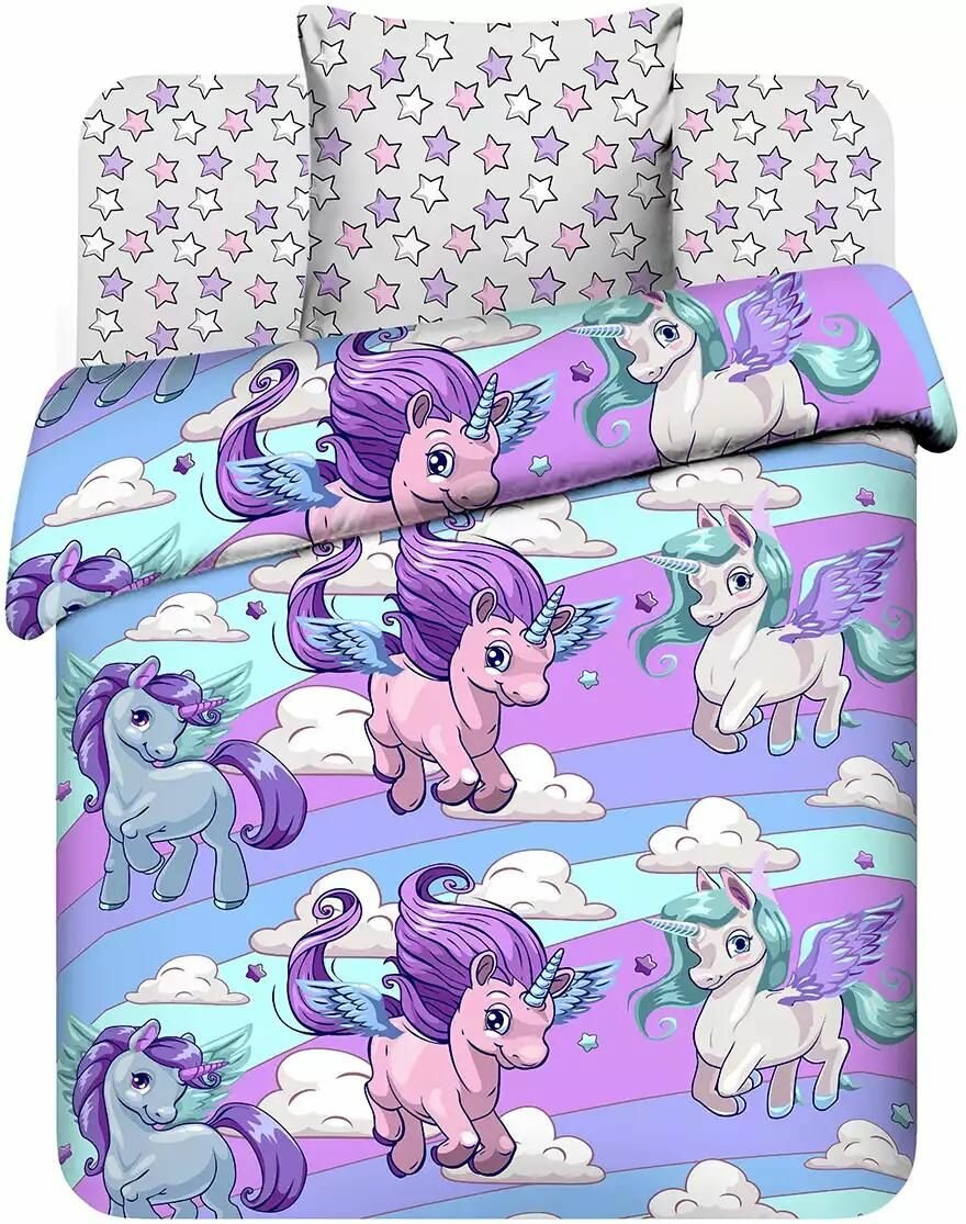 Комплект постельного белья Василек Тинейджер, 1.5 спальное, поплин 150, наволочки 70х70 см