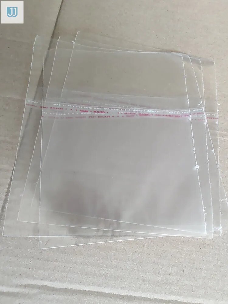 Защитный конверт для CD-диска, 200 шт, прозрачный, самоклеящийся